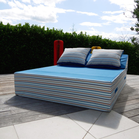 BED piscine BRUNY : un matelas de piscine épais et coloré